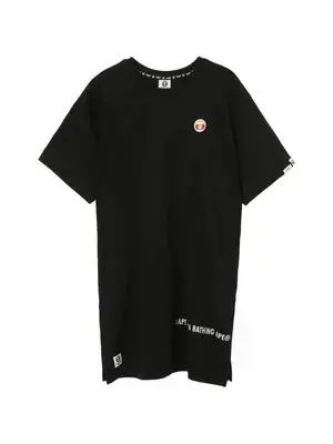 AAPE BY *A BATHING APE Moonface Logo-patch T-shirt Dress