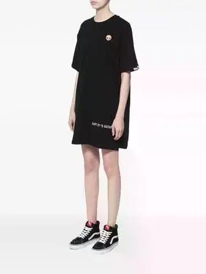 AAPE BY *A BATHING APE Moonface Logo-patch T-shirt Dress