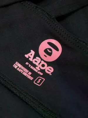 AAPE BY *A BATHING APE Moonface Logo-print Sports Bra