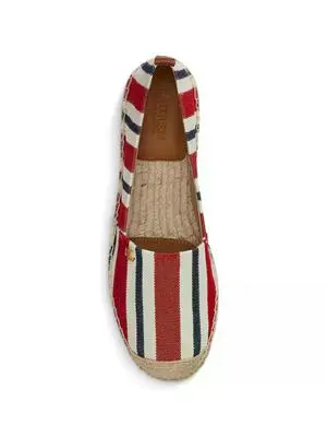 Ralph Lauren Cameryn Iii Striped Espadrille - Red