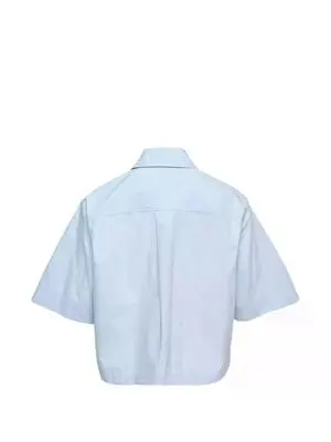 LEE MATHEWS Gilbert Short-sleeve Shirt - Blue