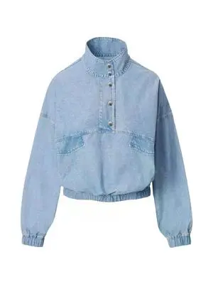 Rag & Bone Miramar Flyweight Popover Top