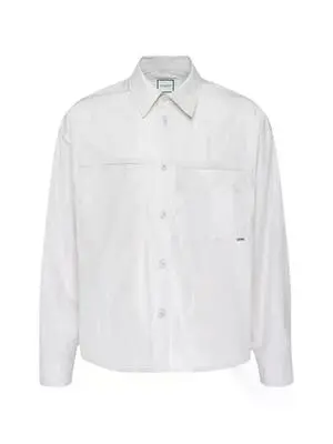 WOOYOUNGMI Logo-detail Long-sleeve Shirt - White