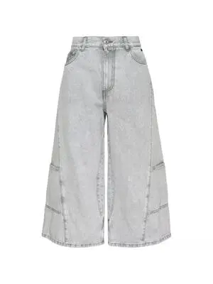 MSGM Acid Wash Cargo Shorts