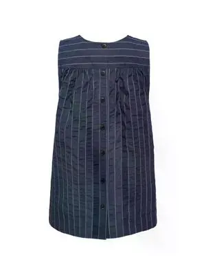 LEE MATHEWS Frances Pinstripe Tank Top