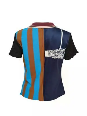 Andersson Bell Striped Panelled Top