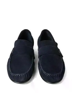 JIMMY CHOO Ellis Suede Loafers - Blue