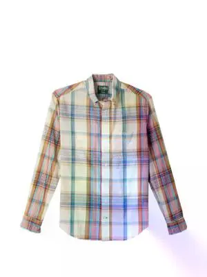 Gitman Bros Archive Madras Check-pattern Shirt