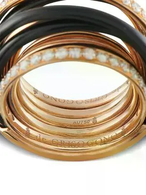De Grisogono Allegra 18k Rose Gold Diamond Ring