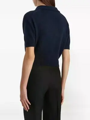 Khaite Leni Knit Polo Sweater