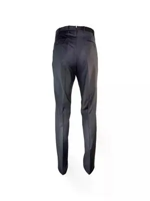 Incotex Flat-front Twill Trousers - Grey