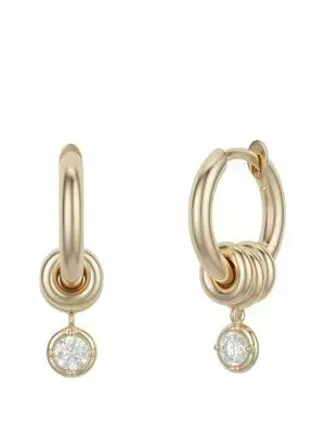 SPINELLI KILCOLLIN Spinelli Kilcollin Zahra Diamond Hoop Earrings