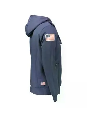 U.s. Polo Assn. Embroidered Logo Zip-up Hoodie