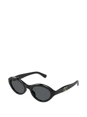 Valentino Garavani Cat-eye Sunglasses With Vlogo Signature - Black