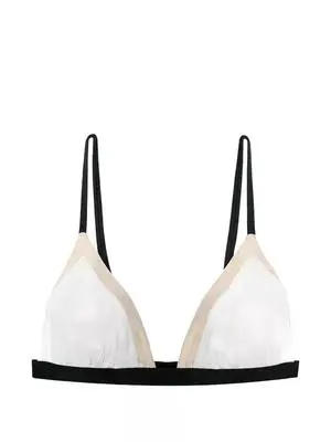 UNDRESS CODE You Are Enough Triangle Bra - White