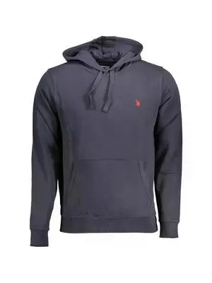 U.s. Polo Assn. Logo-embroidered Hoodie - Blue