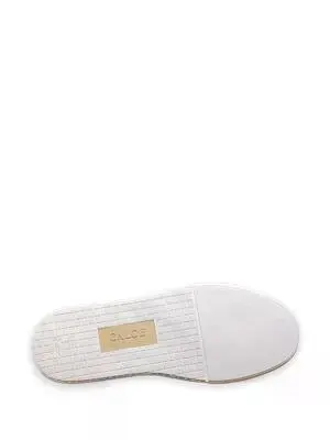 CALCE Interwoven Leather Sneakers - Brown
