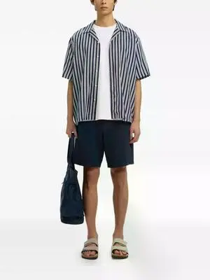 SELECTED Seersucker Regular Fit Shorts