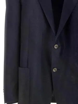Tagliatore Single-breasted Blazer - Blue