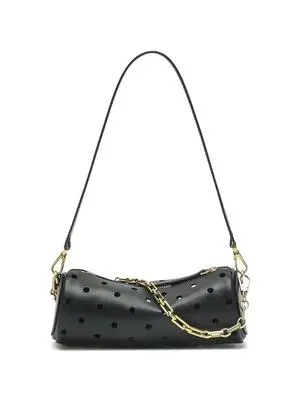 Manu Atelier Mini Cylinder Perforated Shoulder Bag