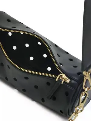 Manu Atelier Mini Cylinder Perforated Shoulder Bag