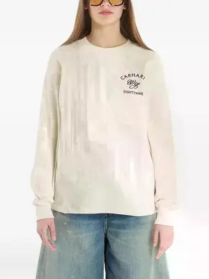 Carhartt Work In Progress Logo-print Waffle-knit T-shirt