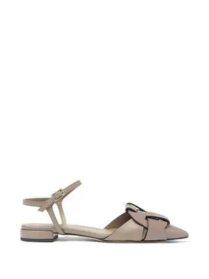 Scarosso Buckled Pumps