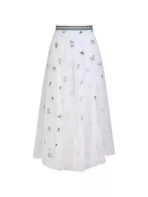 Talbot Runhof Hessa20 Sequin-embellished Tulle Midi Skirt