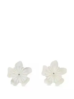 Chloé Bloom Layered Earrings - White