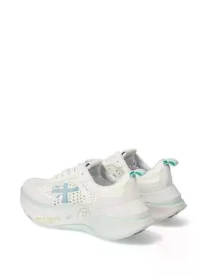 Premiata Perforated-detail Sneakers - White