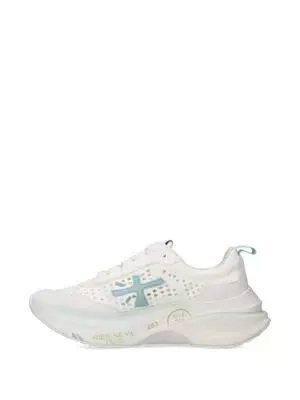 Premiata Perforated-detail Sneakers - White