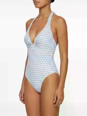 Seafolly Ring-front Halterneck One-piece Swimsuit