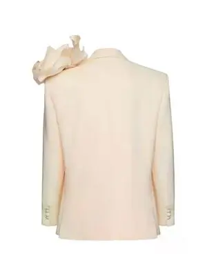 Magda Butrym Flower-appliqué Single-breasted Blazer