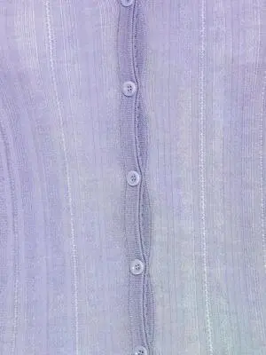 Theory Ribbed-knit V-neck Cardigan