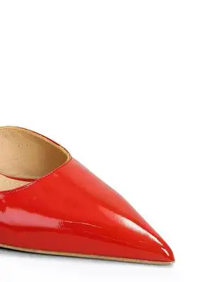 FRATELLI RUSSO Patent-finish Crystal-embellished Pumps - Red