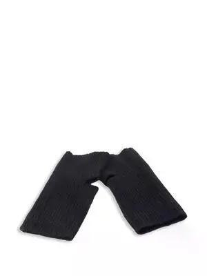 Club Monaco Ribbed-knit Fingerless Gloves