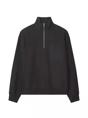 Maison Kitsuné Half-zip Nylon-pocket Sweater