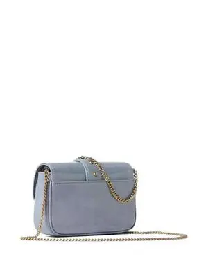 Pinko Love Birds Patent Shoulder Bag