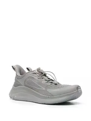 BBACK Grid-pattern Toggle-fastening Sneakers