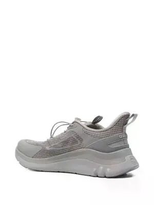 BBACK Grid-pattern Toggle-fastening Sneakers