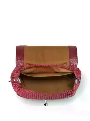 ZANELLATO Postina® Woven Tote Bag - Red