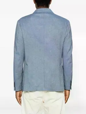 MANUEL RITZ Single-breated Blazer - Blue