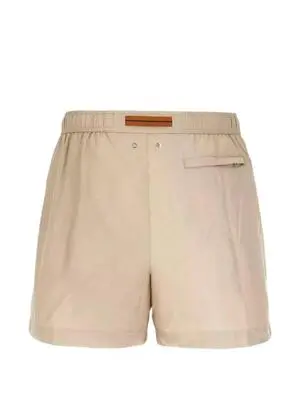 Zegna Drawstring-waist Swim Shorts - Neutrals