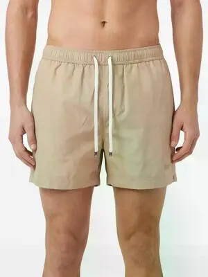 Zegna Drawstring-waist Swim Shorts - Neutrals