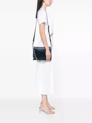 LOUIS VUITTON Monogram Embossed Puffy Lambskin Coussin Pm Satchel - Blue