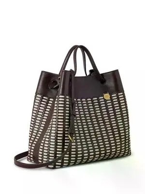 Mulberry Woven-design Leather Tote Bag