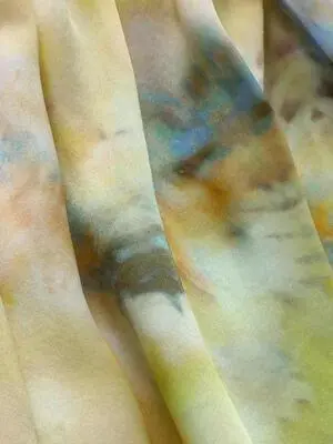 Zimmermann Alchemy Tie-dye Ruffled Shorts - Yellow