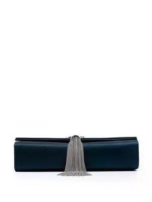 Saint Laurent 2017 Small Monogram Kate Tassel Crossbody Bag - Blue
