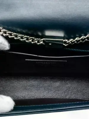 Saint Laurent 2017 Small Monogram Kate Tassel Crossbody Bag - Blue