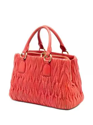 Miu Miu Matelassé Nappa Satchel